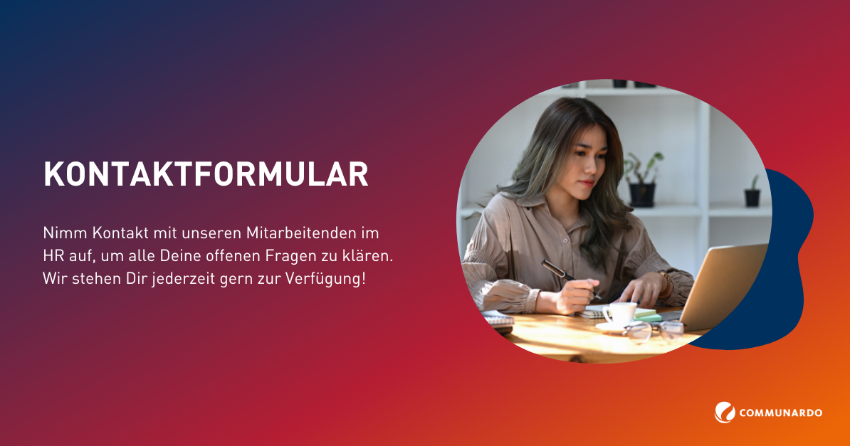 Kontaktformular für Bewerbende | Communardo