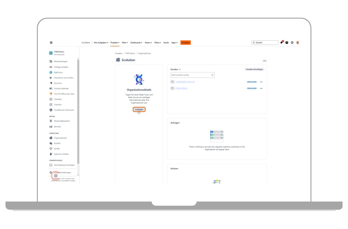 Kunden- und Organisationsprofile in JSM | Communardo