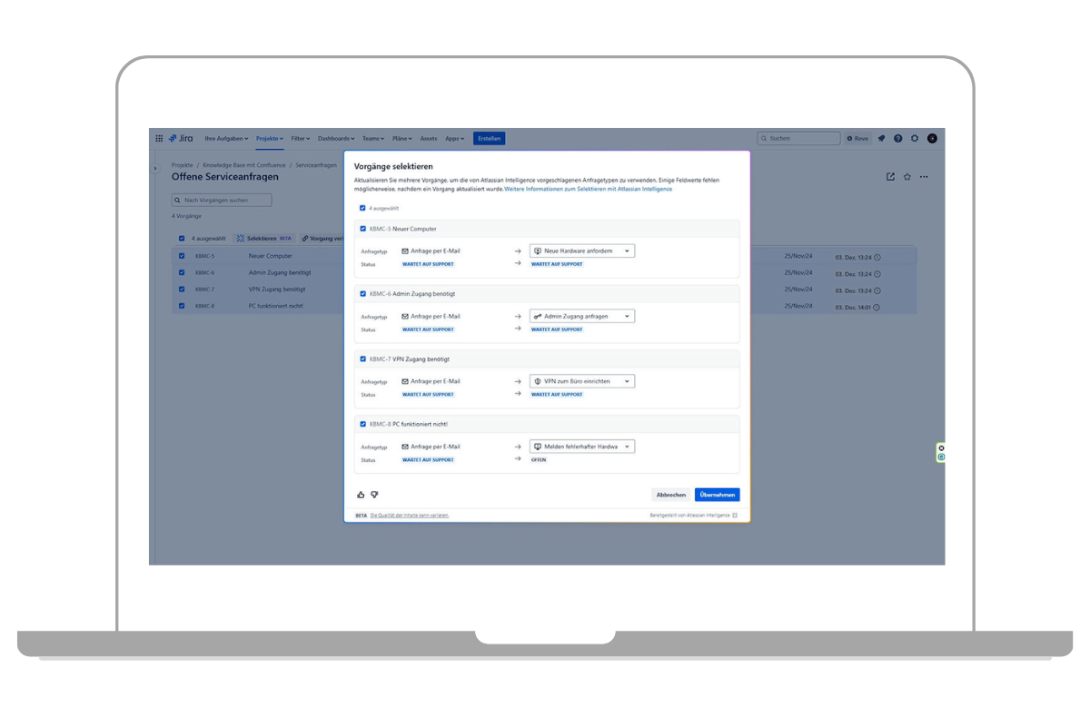 Neue Atlassian Intelligence Funktionen für JSM | Communardo