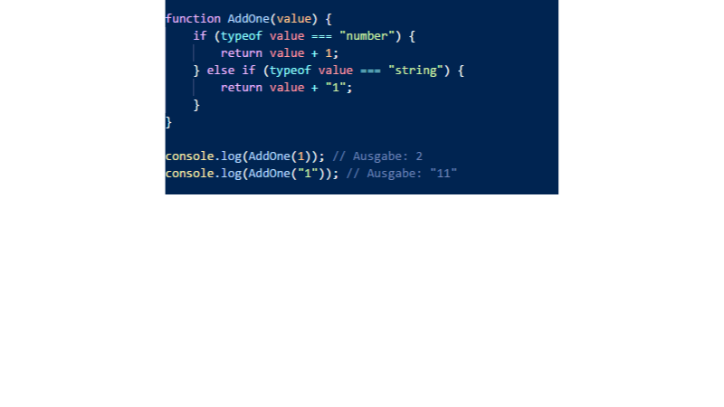 Typescript Tipps Funktionen überladen Communardo